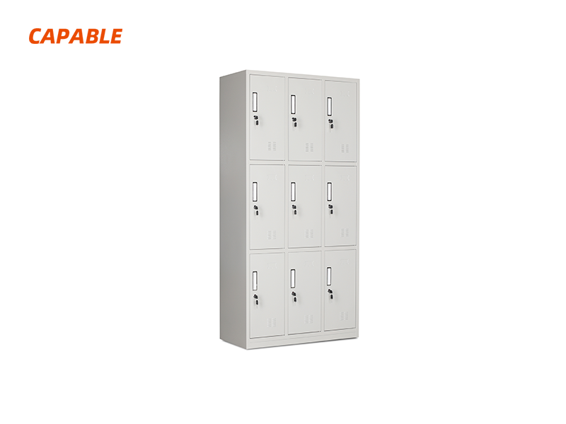 9-door Single Color Steel Locker CBC-31N - Lockers - Capable steel ...