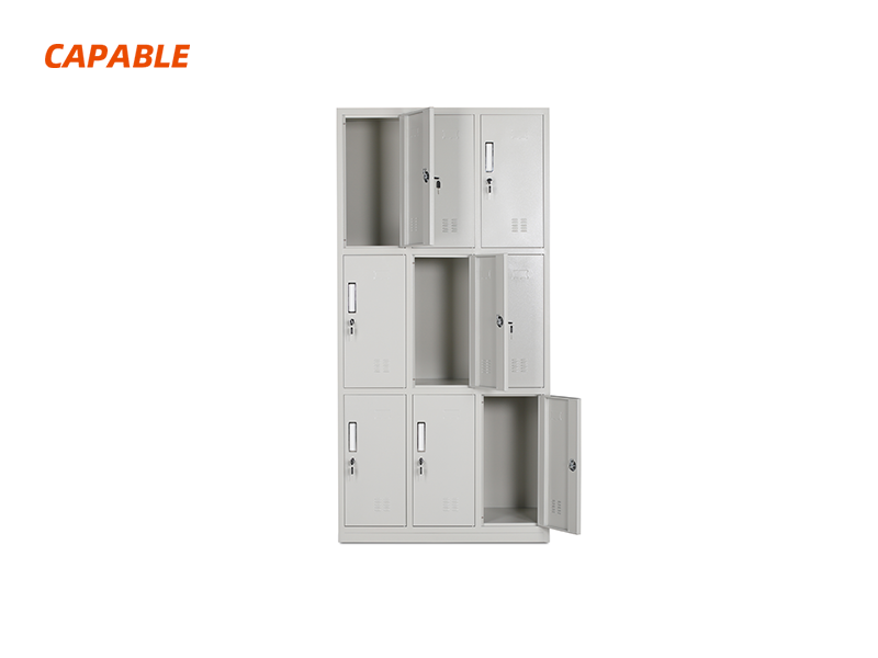9-door Single Color Steel Locker CBC-31N - Lockers - Capable steel ...